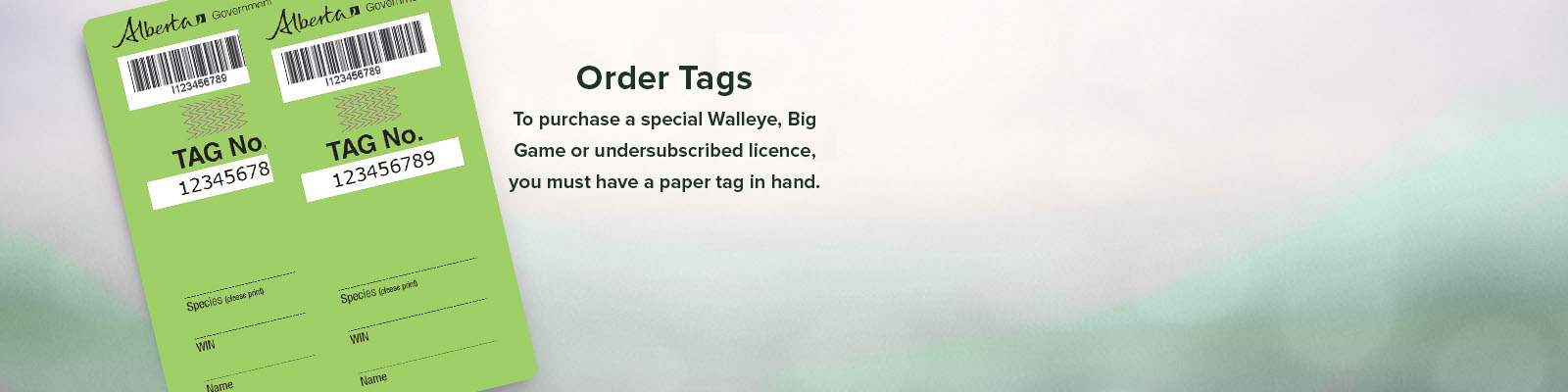 Hunting and Fishing Licenses - AlbertaRELM